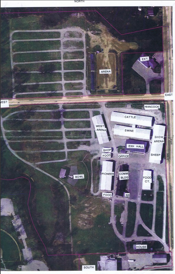 Aerial View of Fairgrounds