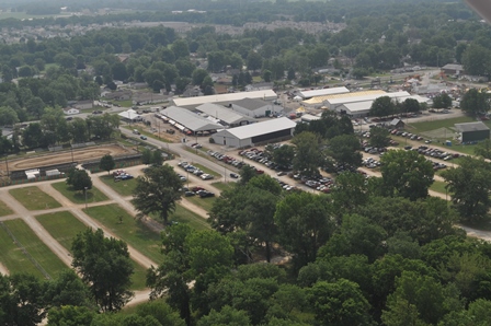 Aerial View of Fairgrounds