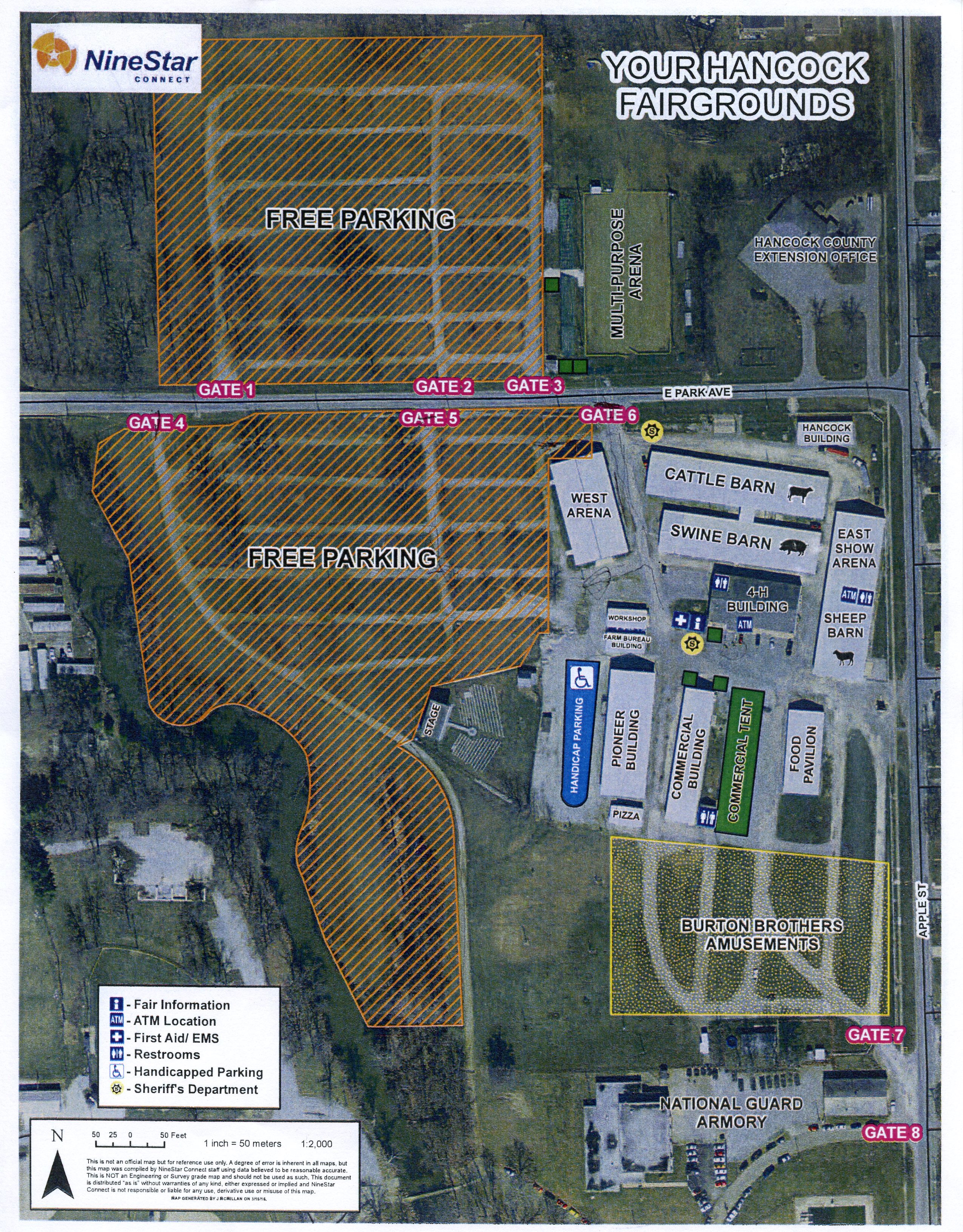 Fairgrounds Map