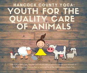 YQCA Training at Hancock County 4-H Fairgrounds Feb 25 at 6:30PM