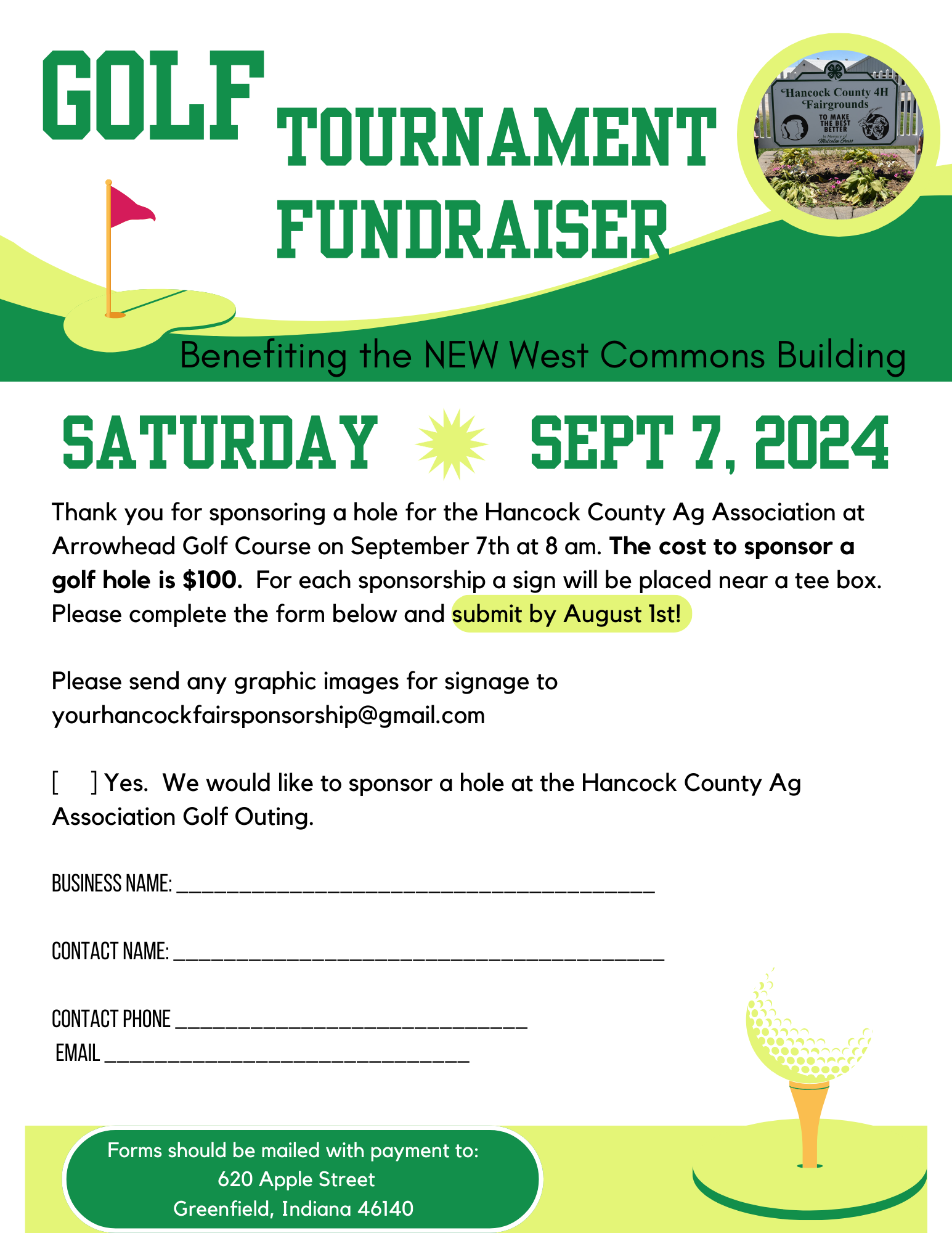 Golf Fundraiser 2024